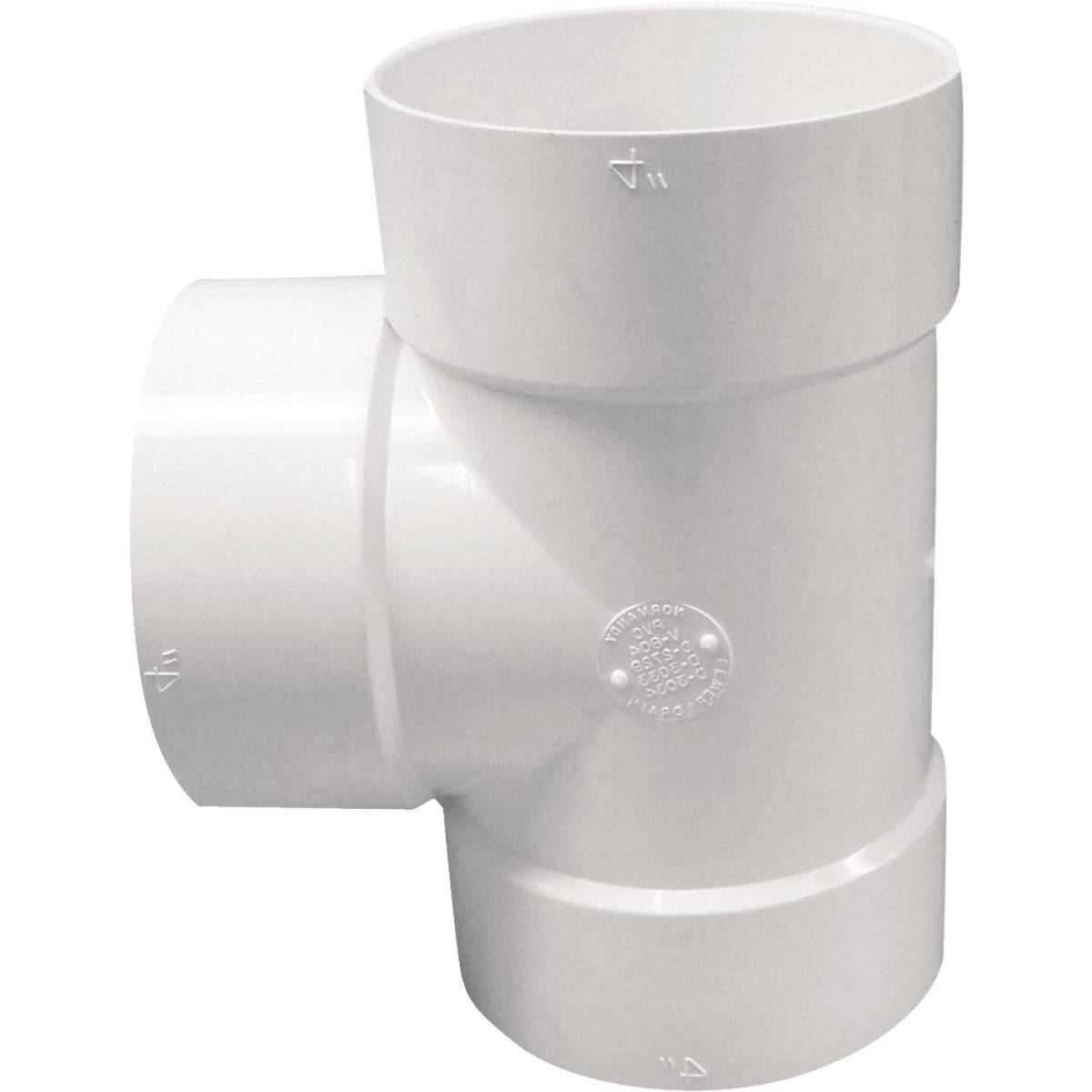IPEX Canplas 4 In. PVC Sewer and Drain Sanitary Bull Nose Tee ...
