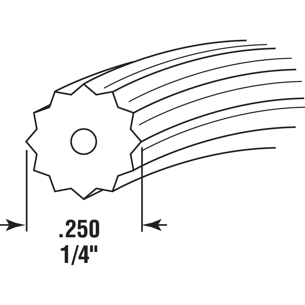 Prime-Line Screen Retainer Vinyl Spline .25" Round 25' per roll ...